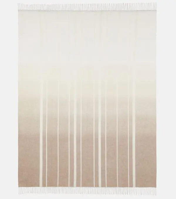 Loro Piana Dégradé Striped Cashmere Throw