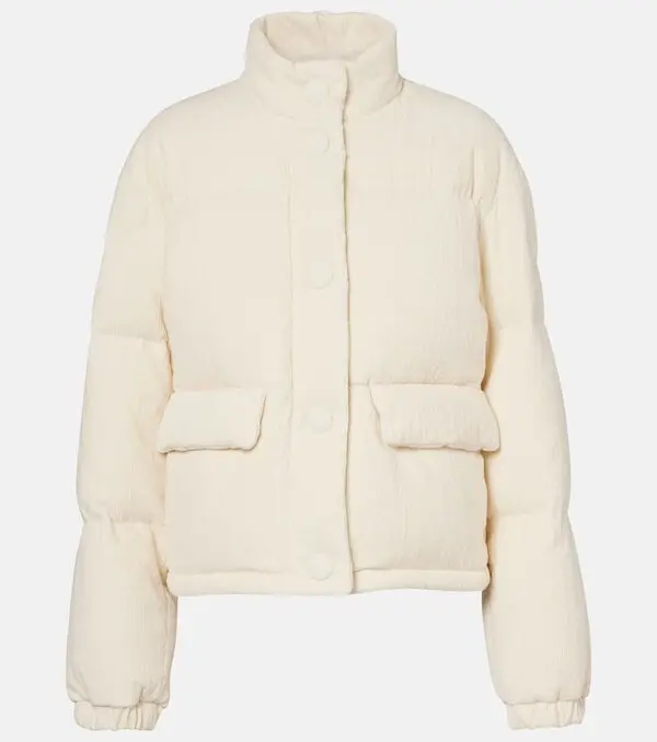 Moncler Aliminia Cotton Corduroy Down Jacket