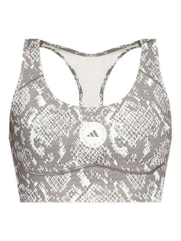 Adidas By Stella McCartney Training Print Cropped Top