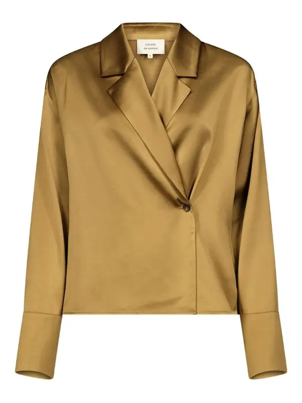 Loulou De Saison Persia Asymmetric Blouse - Yellow