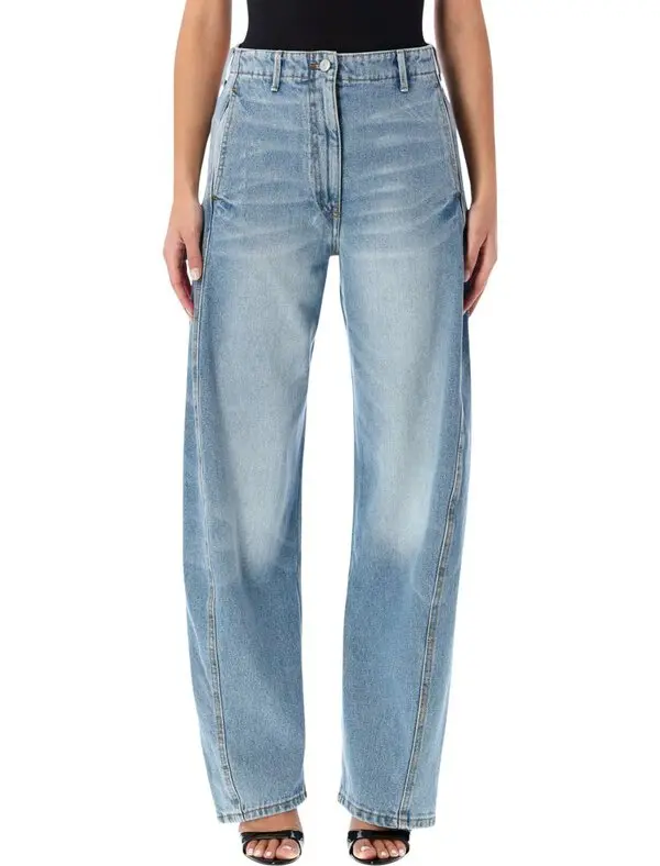 Magda Butrym Relaxed Fit Mid-waist Denim Pants