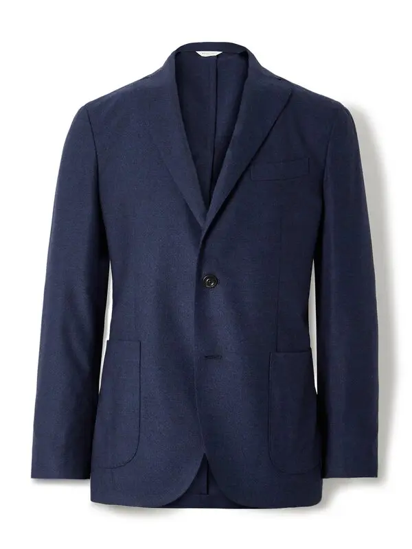 Boglioli Virgin Wool Suit Jacket - Blue