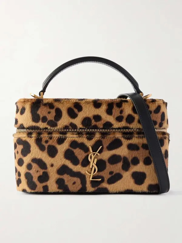 Saint Laurent Gaby Leopard-print Calf Hair Shoulder Bag - Leopard Print