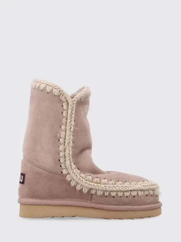 Mou Flat Ankle Boot - Mud
