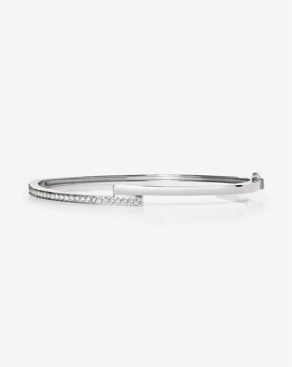 Ring Concierge Round Half Diamond Wrap Bangle