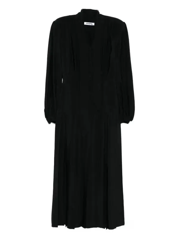 Vivetta Pleated Midi Dress