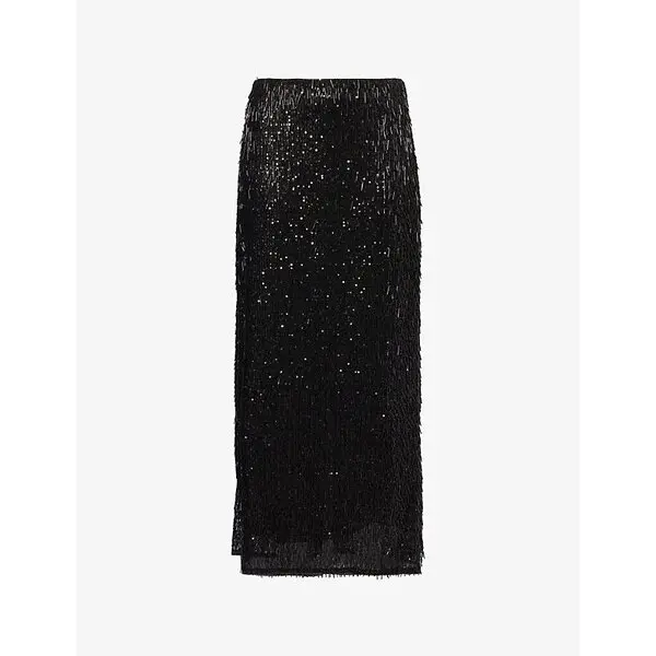 Erdem Sequin Embellished Midi Skirt