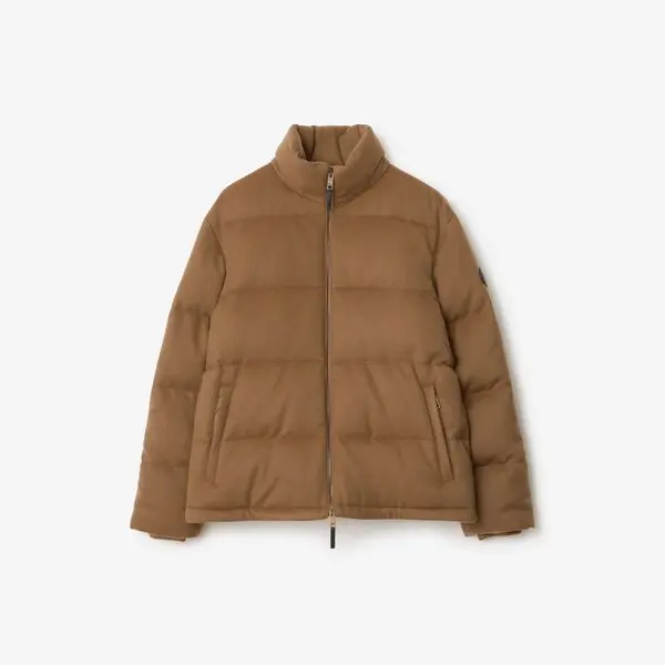 Burberry Cashmere Snowdon Puffer Jacket