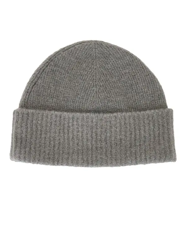 Ami Fold Over Brim Patch Beanie