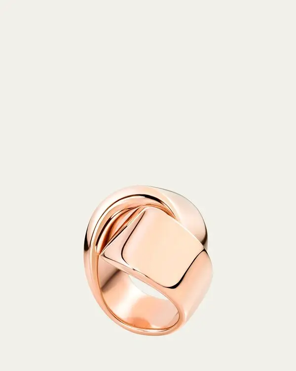 Vhernier 18k Rose Gold Abbraccio Ring