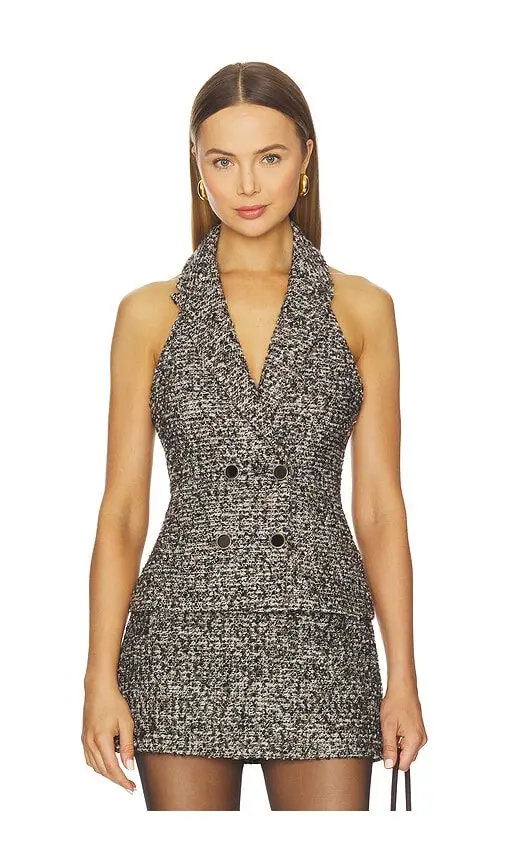 LOVERS AND FRIENDS Fallon Tweed Top