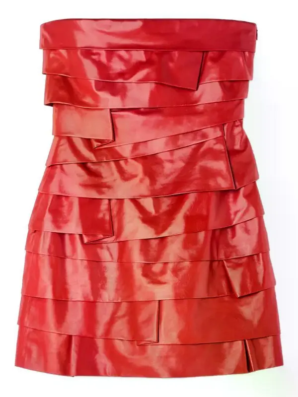 Versace Laye Strapless Mini Dress