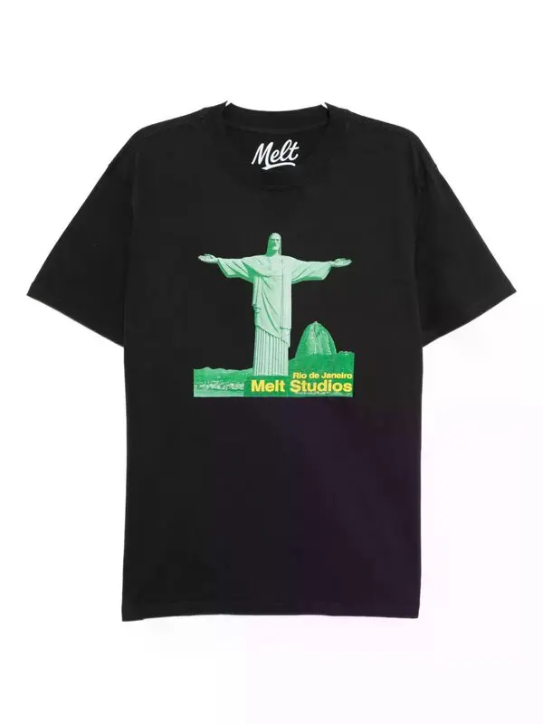 MELT Graphic=print T-shirt - Grey