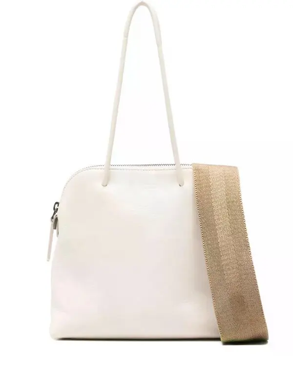 UMA WANG Leather Shoulder Bag - White