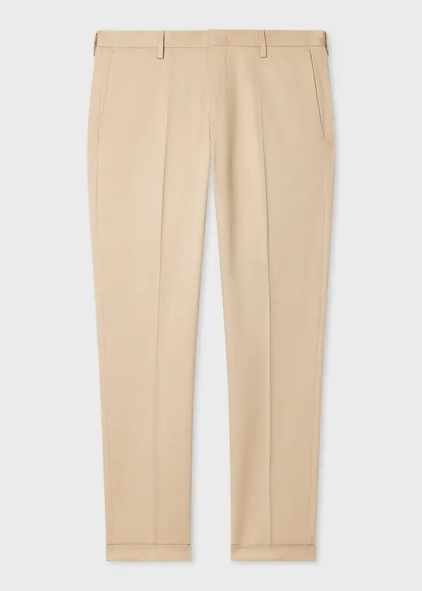 Paul Smith Tan Slim-fit Stretch-cotton Chinos