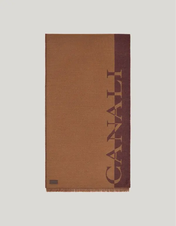 Canali Pure Wool Double Effect Scarf