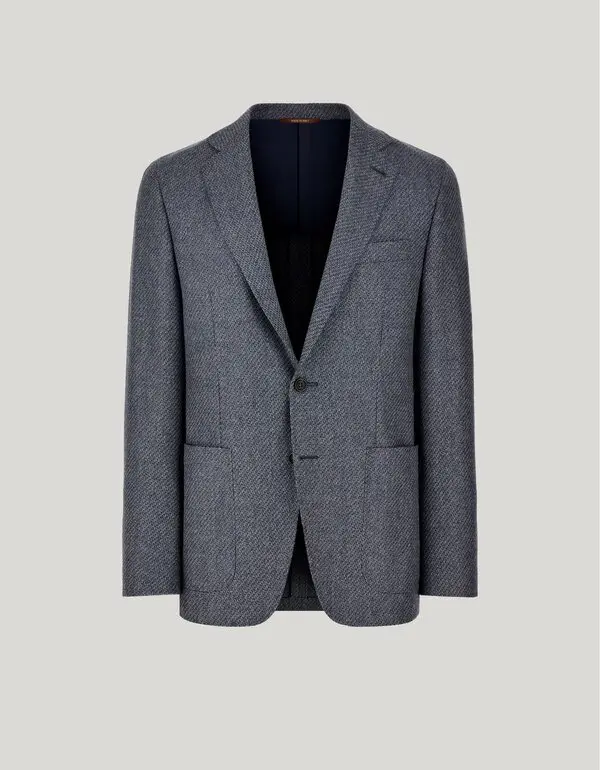 Canali Kei Modern Fit Wool Jacket - Light Blue