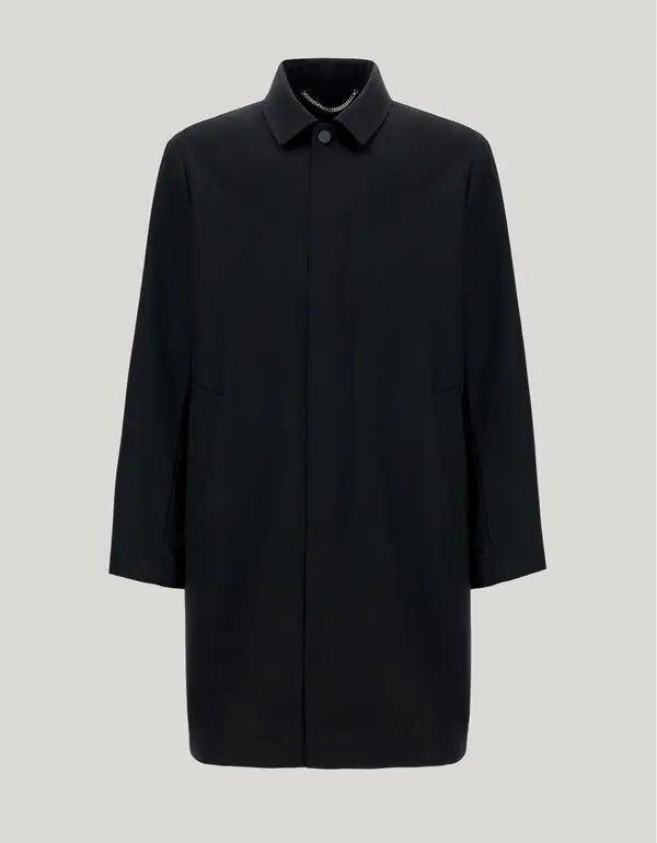 Canali Wool Car Coat With Membrane