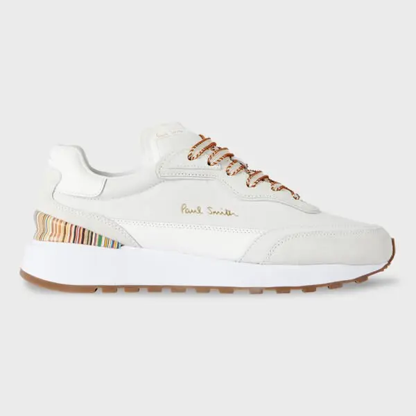Paul Smith Leather 'aston' Trainers - White