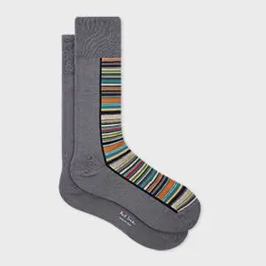 Paul Smith Signature Stripe' Panel Socks