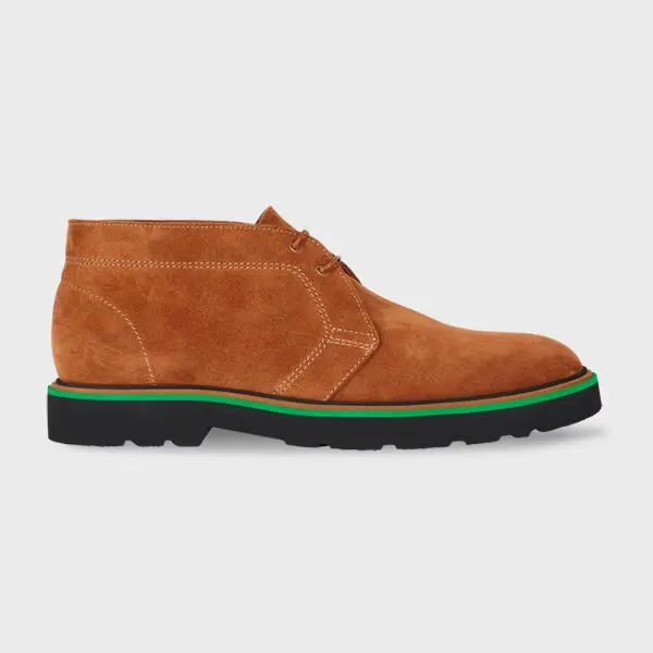 Paul Smith Tan Suede 'karr' Boots
