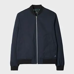 Paul Smith Cotton-blend Stretch Bomber Jacket