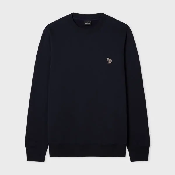 Paul Smith Zebra Logo Cotton Sweatshirt - Blue