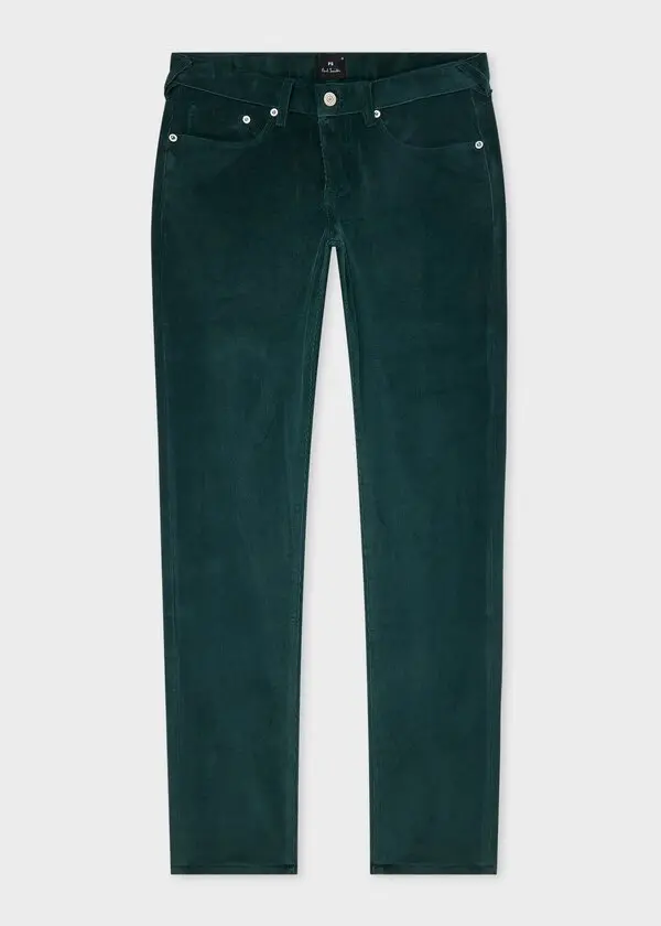 Paul Smith Tapered Corduroy Trousers - Green
