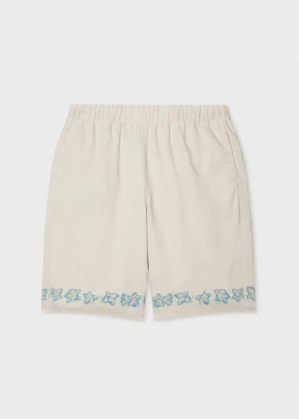 Paul Smith Floral Trim Shorts