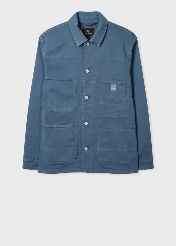 Paul Smith Mid Stretch Cotton-twill Chore Jacket