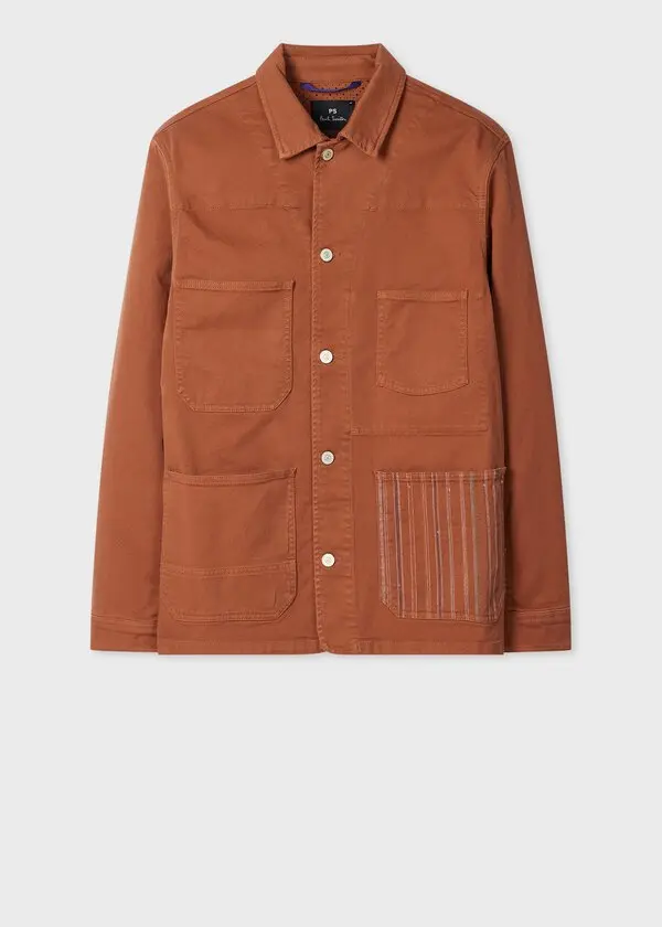 Paul Smith Embroidered Stripe Chore Jacket
