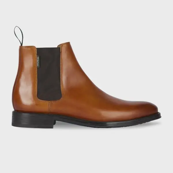 Paul Smith Augustus Leather Chelsea Boots - Brown