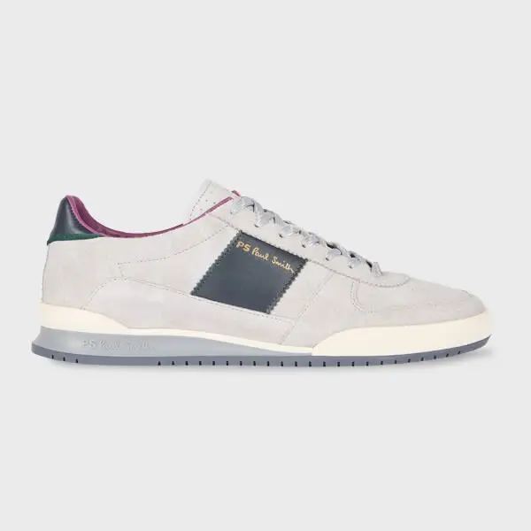 Paul Smith Light Suede Low Top Sneakers - Grey