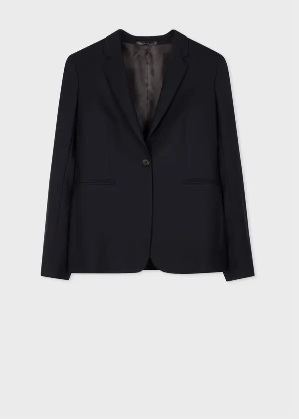 Paul Smith A Suit To Travel In Navy One-button Wool Blazer