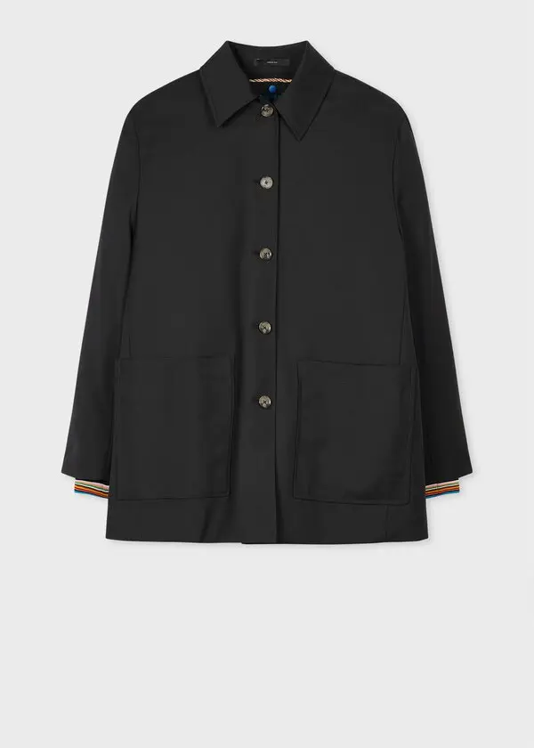 Paul Smith Storm System Wool Work Jacket With Detachable Gilet