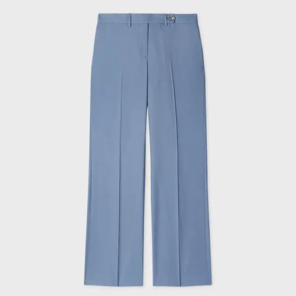 Paul Smith Steel Wool Bootcut Trousers - Blue