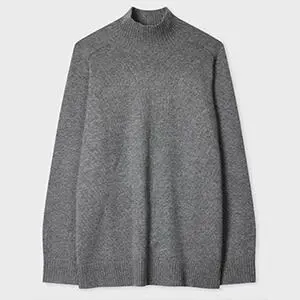 Paul Smith Cashmere-blend Roll Neck Sweater - Brown