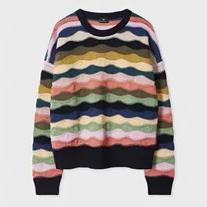 Paul Smith Crew Neck 'swirl' Sweater