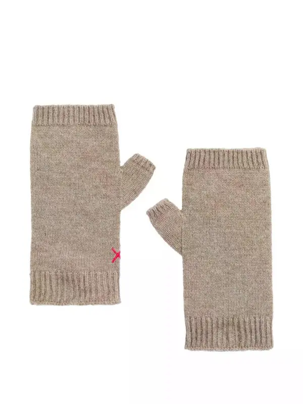Chinti & Parker Ribbed Fingerless Gloves