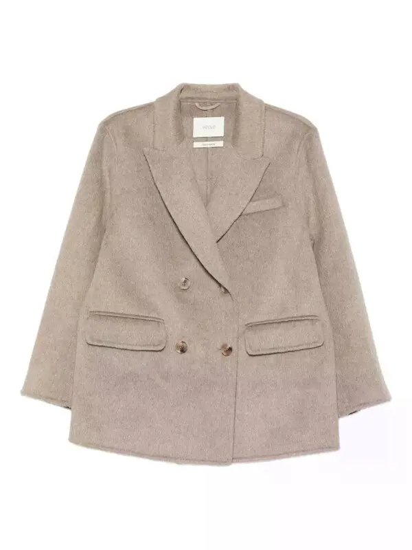 VICOLO Brushed-effect Coat