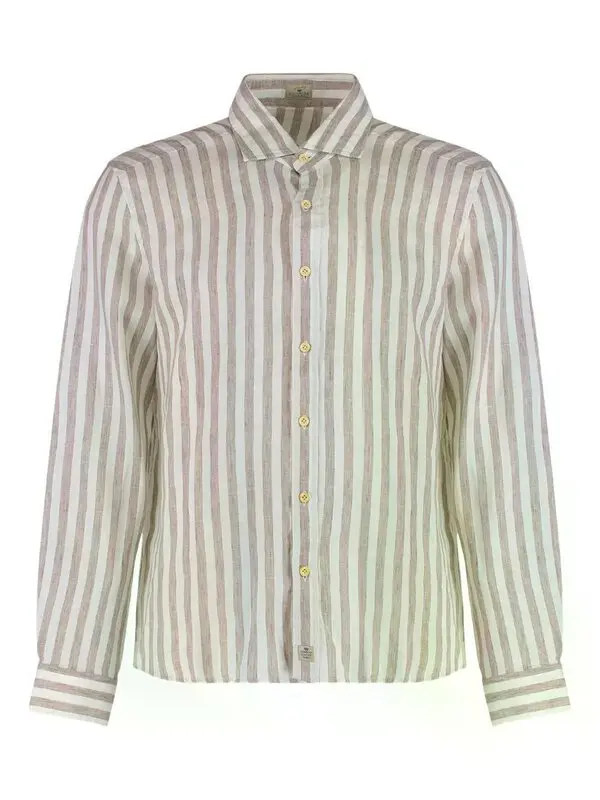 SONRISA Striped Shirt - Grey