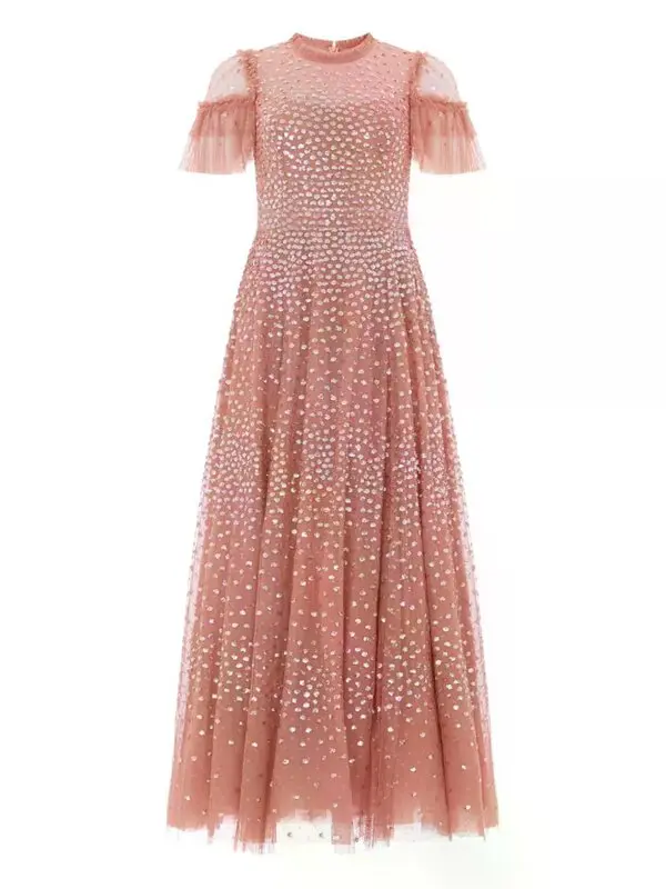 NEEDLE & THREAD Ruffled Gown Maxi Dress