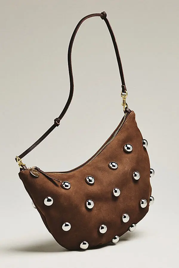 Clare V. Lune Studded Italian Leather Bag