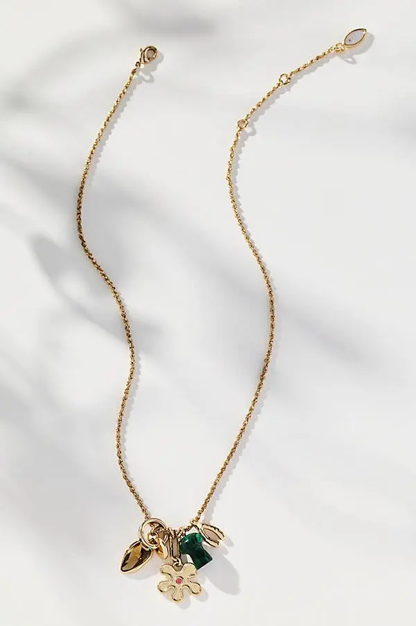 Mignonne Gavigan Riley Charm Cluster Necklace