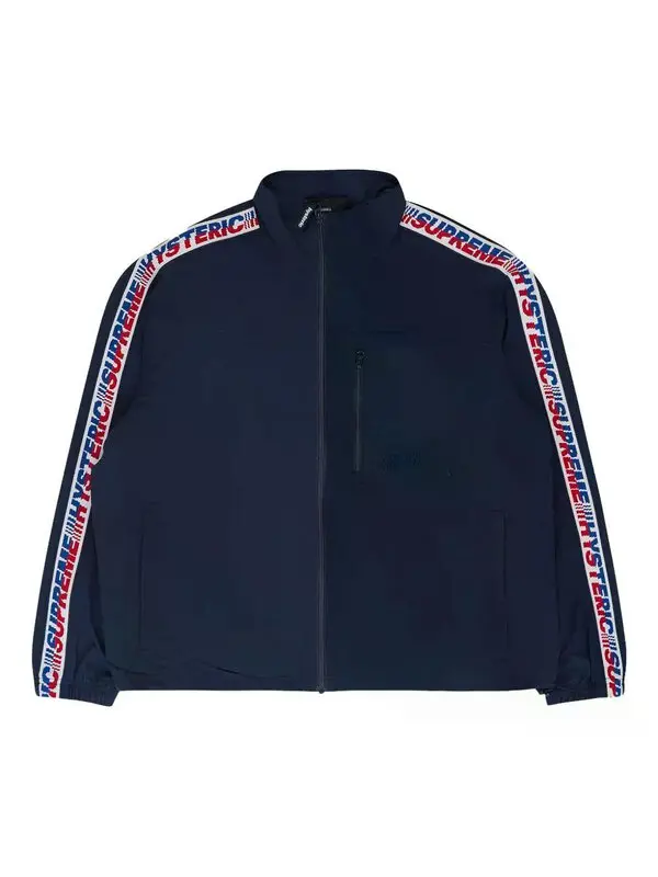 Supreme X Hysteric Glamour Logo-tape Track Jacket - Blue
