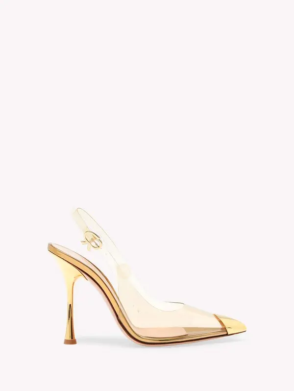 GIANVITO ROSSI Diana Slingbacks - Gold - Tpu