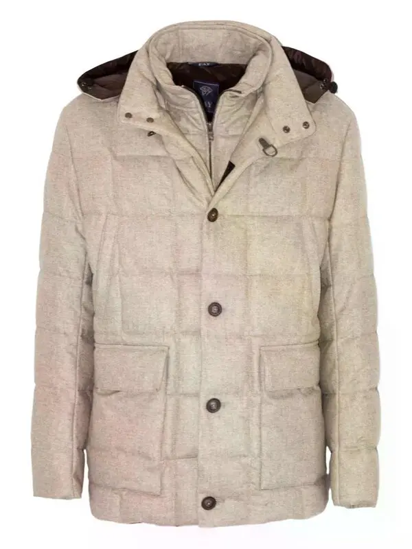 FAY Quilted Hooded Jacket