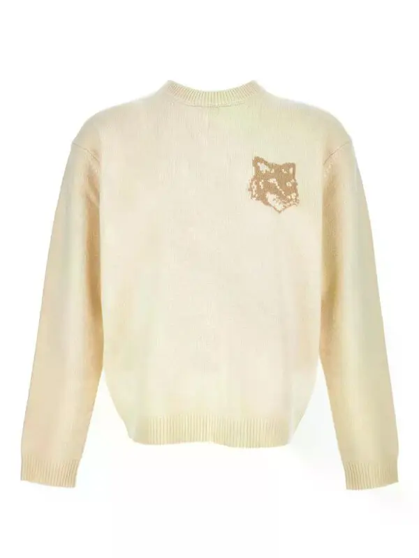 Maison Kitsuné Fox Head-intarsia Sweater