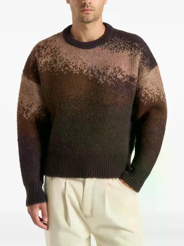 Manière De Voir Yani Gradient-effect Sweater