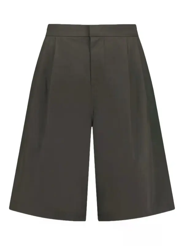 AMOMENTO Pleat-detail Shorts